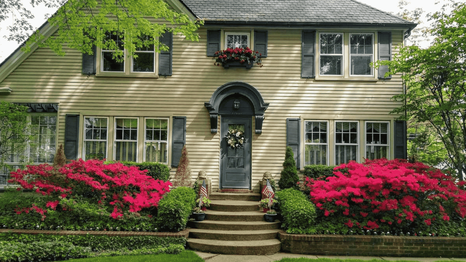 How To Add Curb Appeal to A Flat Front House–Post & Porch