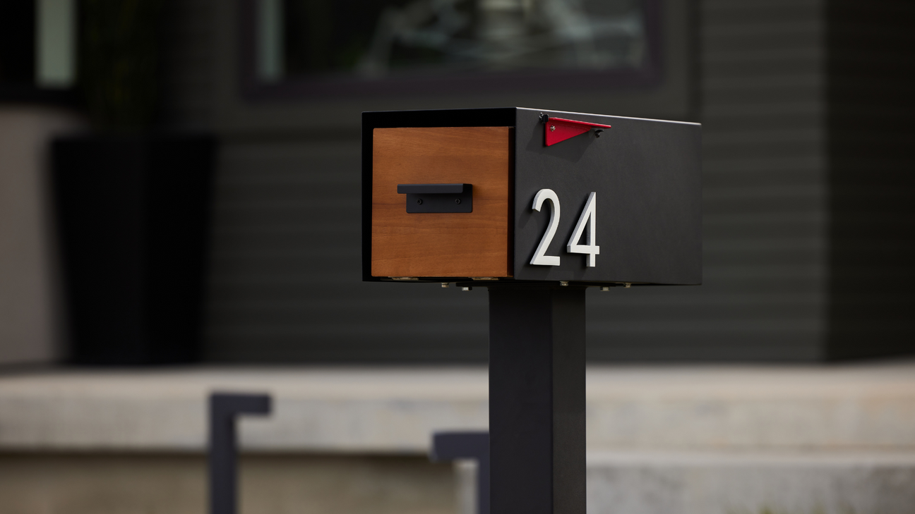How to Install Your Post-Mount Mailbox With Concrete – Post & Porch