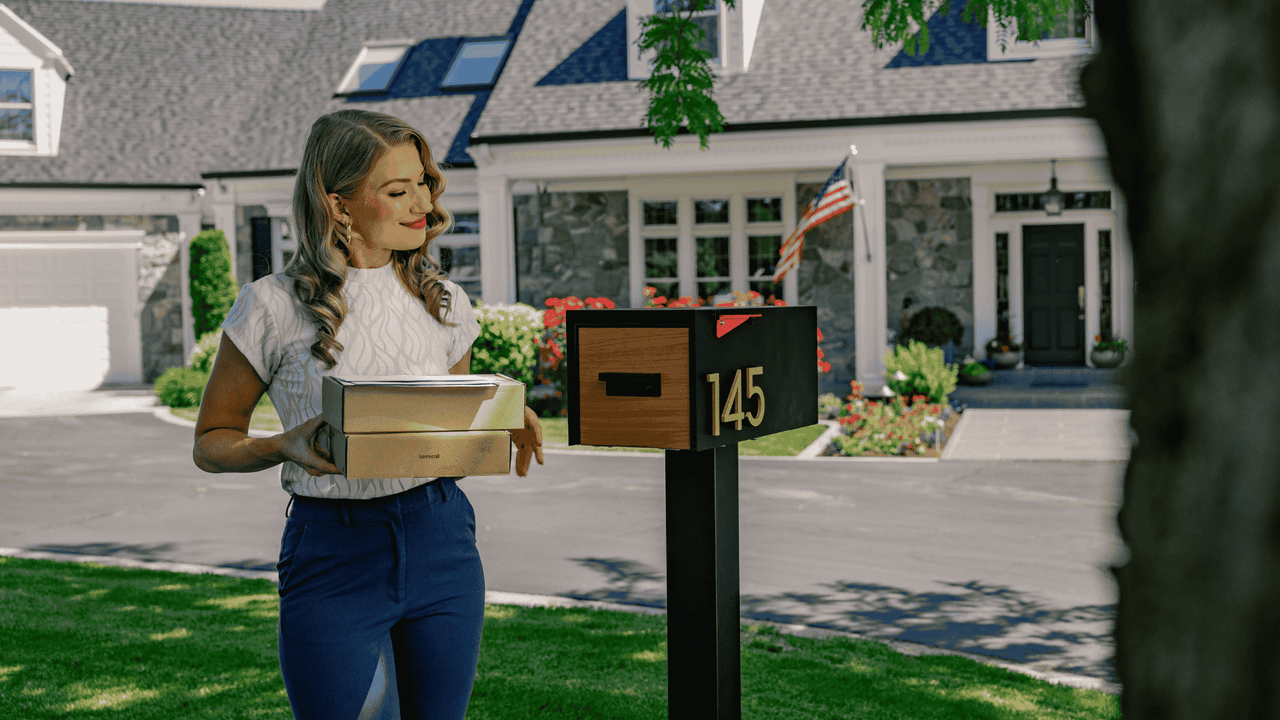 How to Install a Mailbox Post – Post & Porch