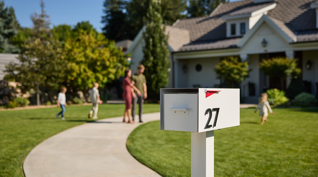 The Malone Modern Mailbox – Post & Porch
