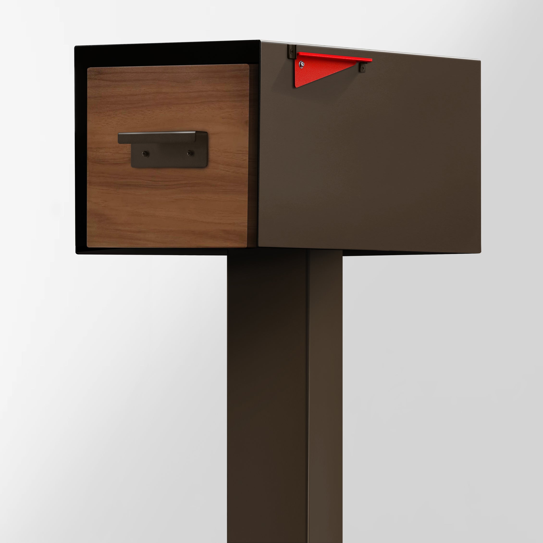 Malone Post Mount Modern Mailbox – Post & Porch