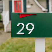 Malone Post Mount Mailbox–Post & Porch