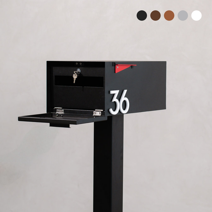 How to Install Your Post-Mount Mailbox With Concrete – Post & Porch