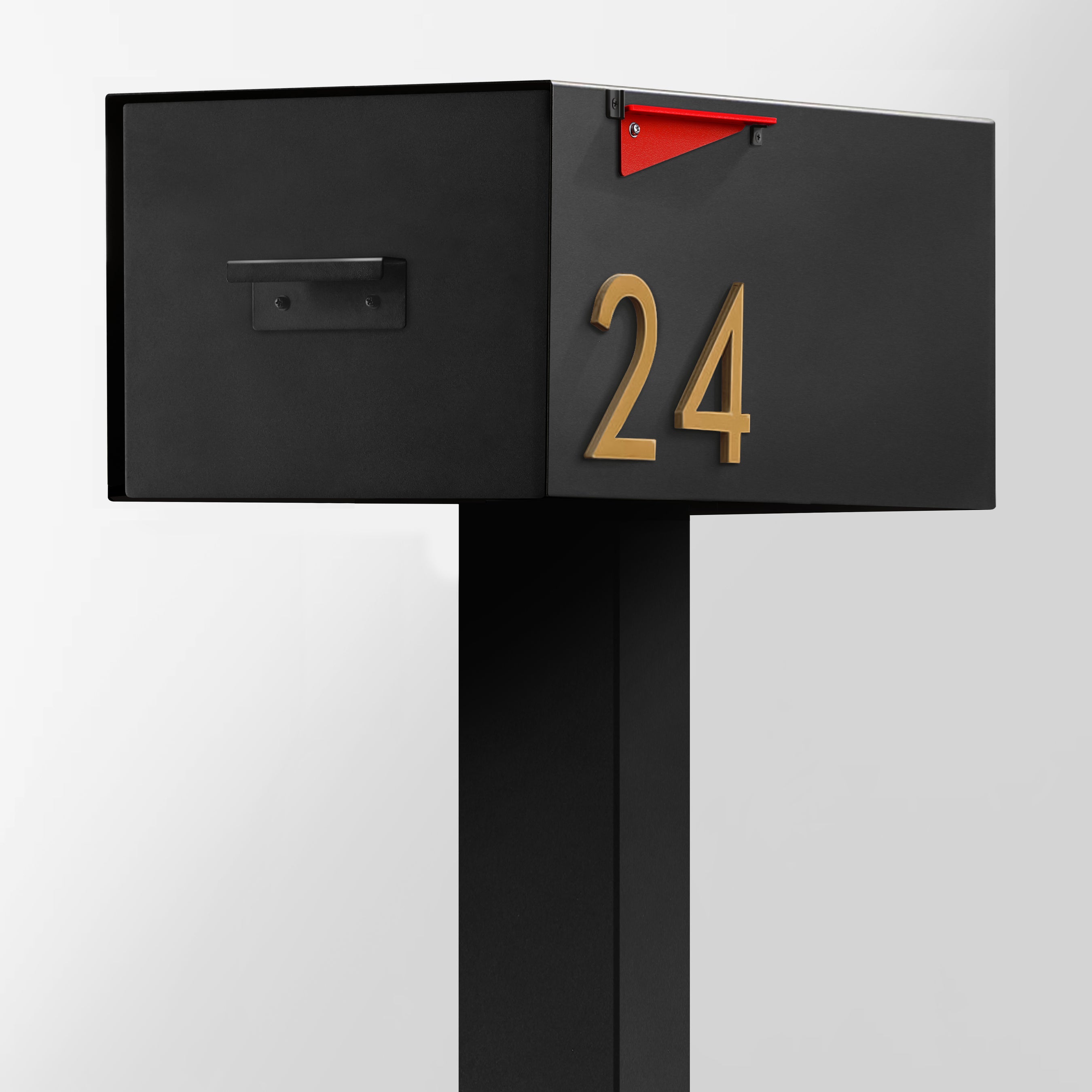 Large Malone Post-Mounted Mailbox – Post & Porch