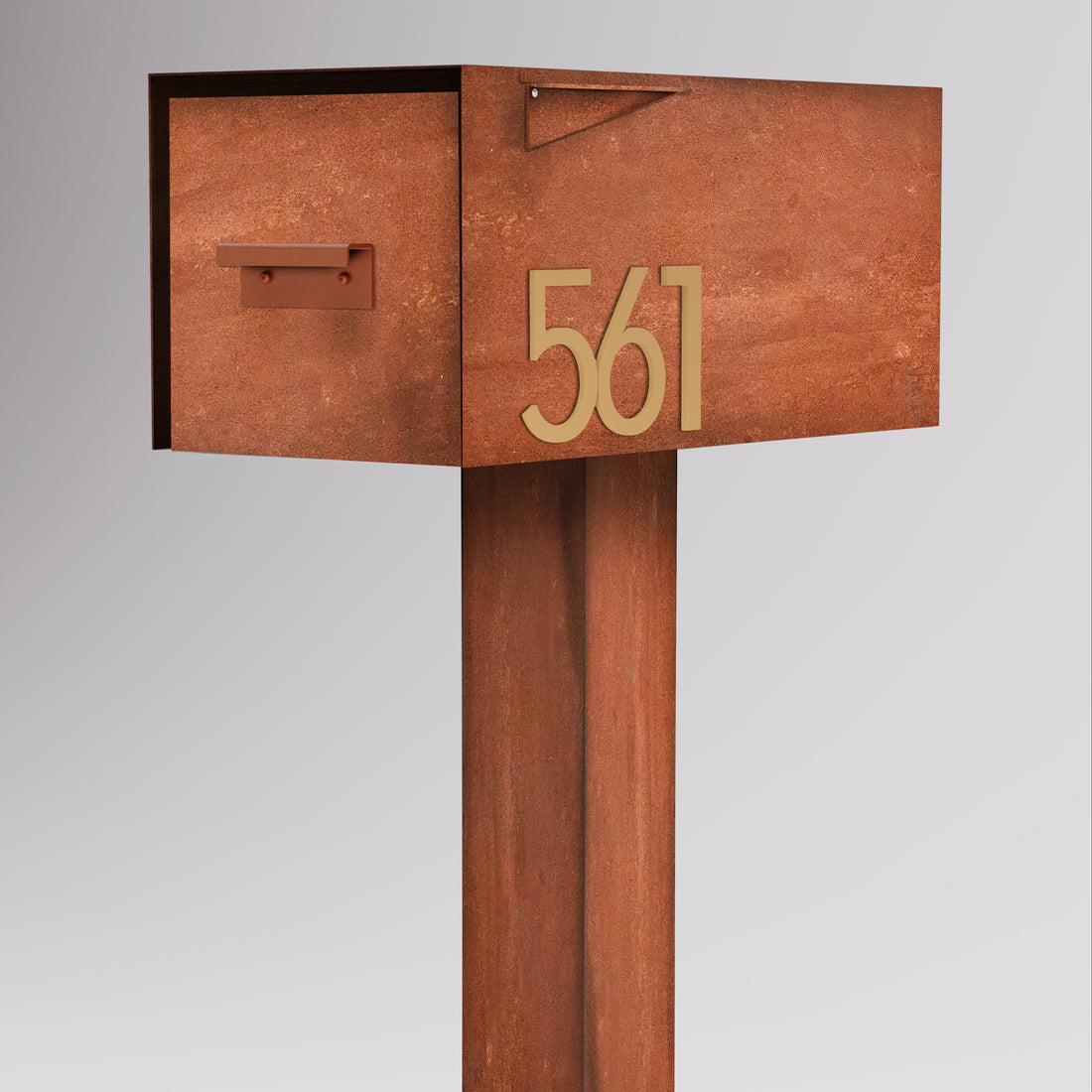 Malone Post Mount Mailbox | Modern Aspect – Post & Porch