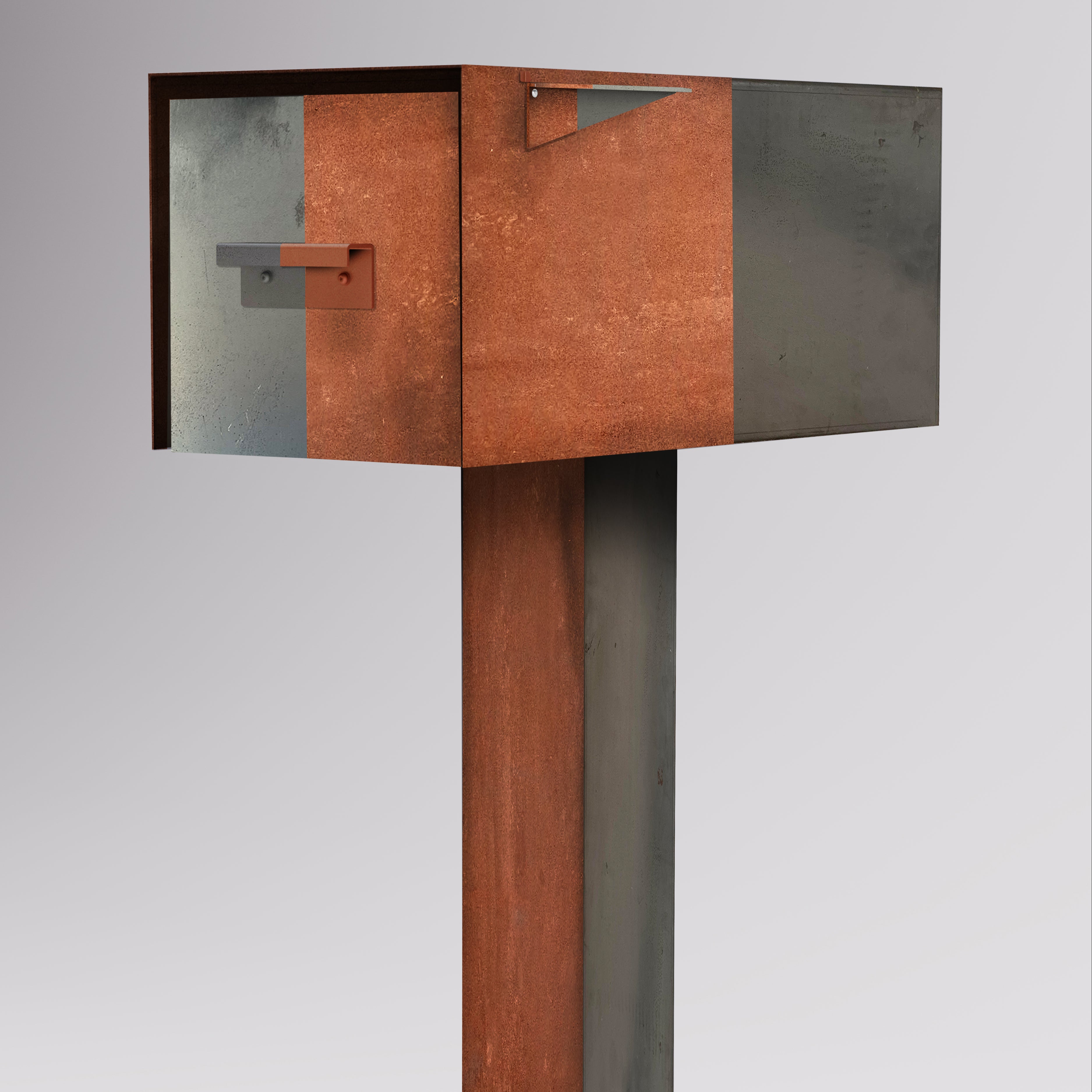Malone Post Mount Mailbox | Modern Aspect – Post & Porch
