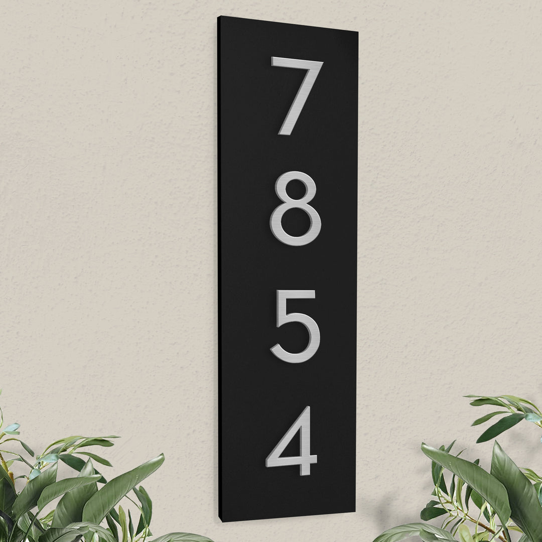 Large Simply Sweet Modern House Number Plaque – Post & Porch