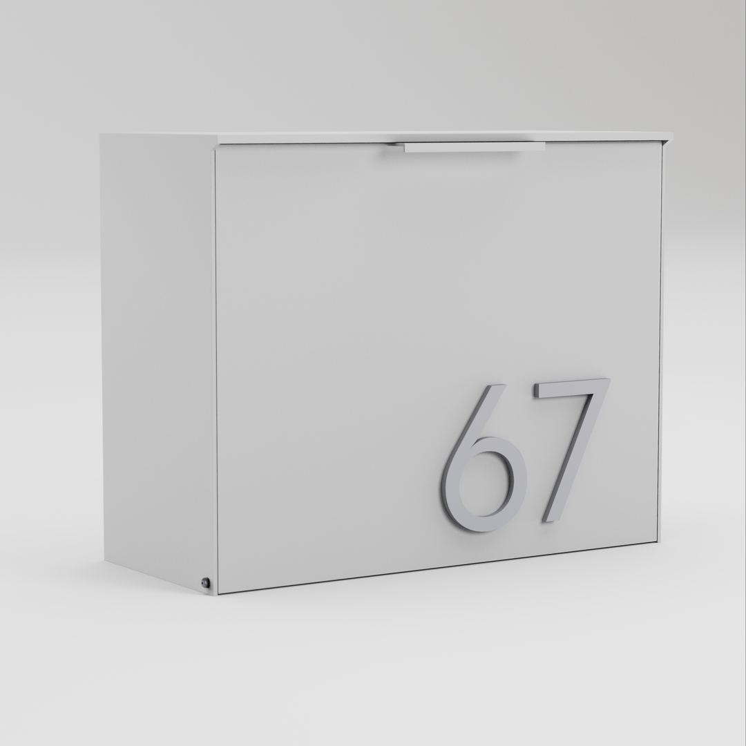 Modern Cubby Wall Mounted Mailbox – Post & Porch