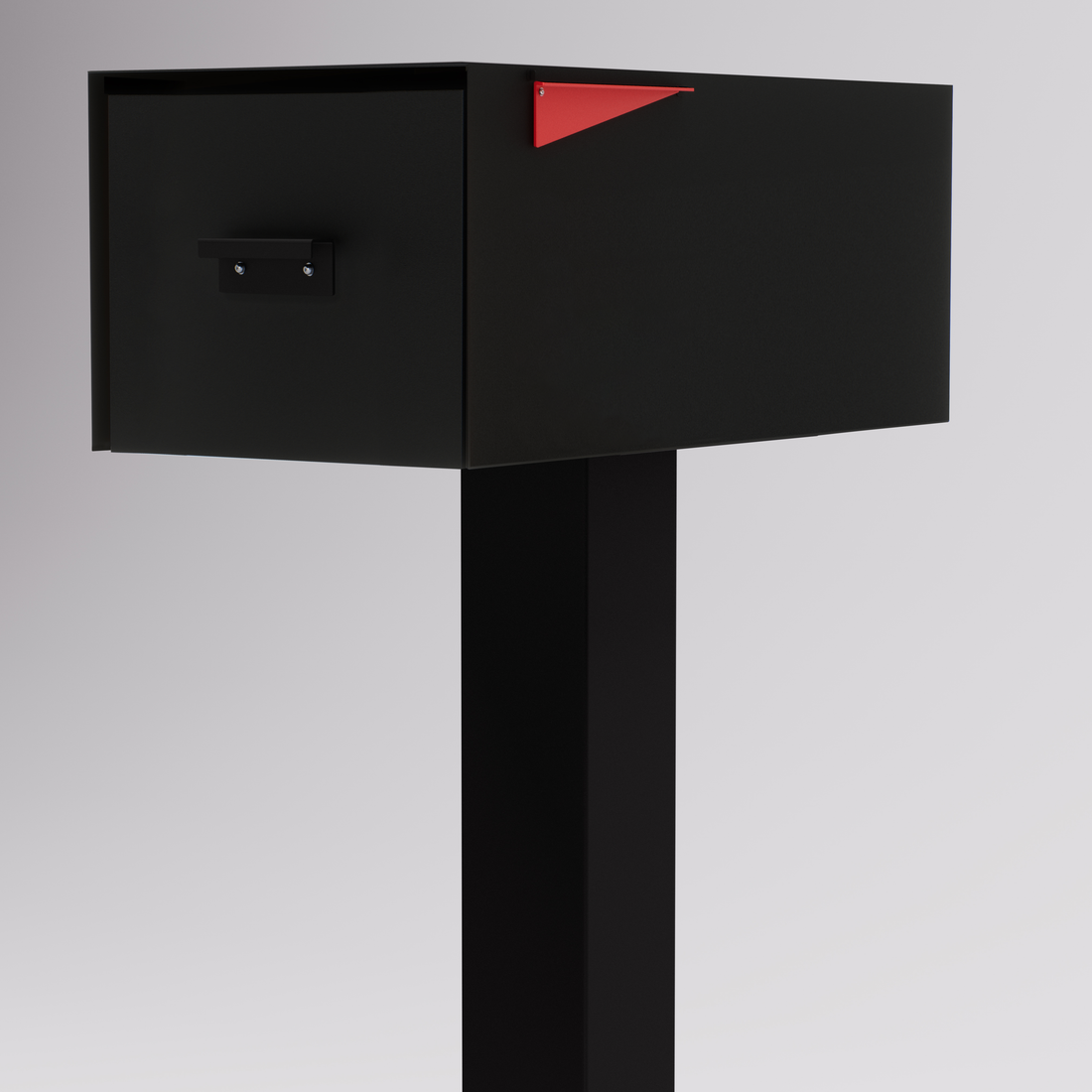 Large Malone Post-Mounted Mailbox – Post & Porch