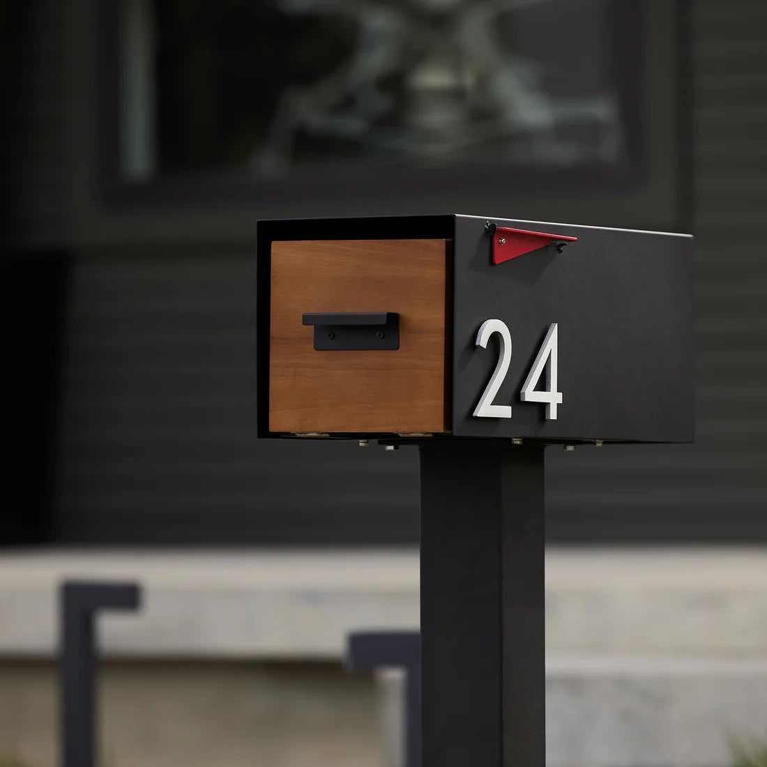 Malone Post Mount Modern Mailbox – Post & Porch