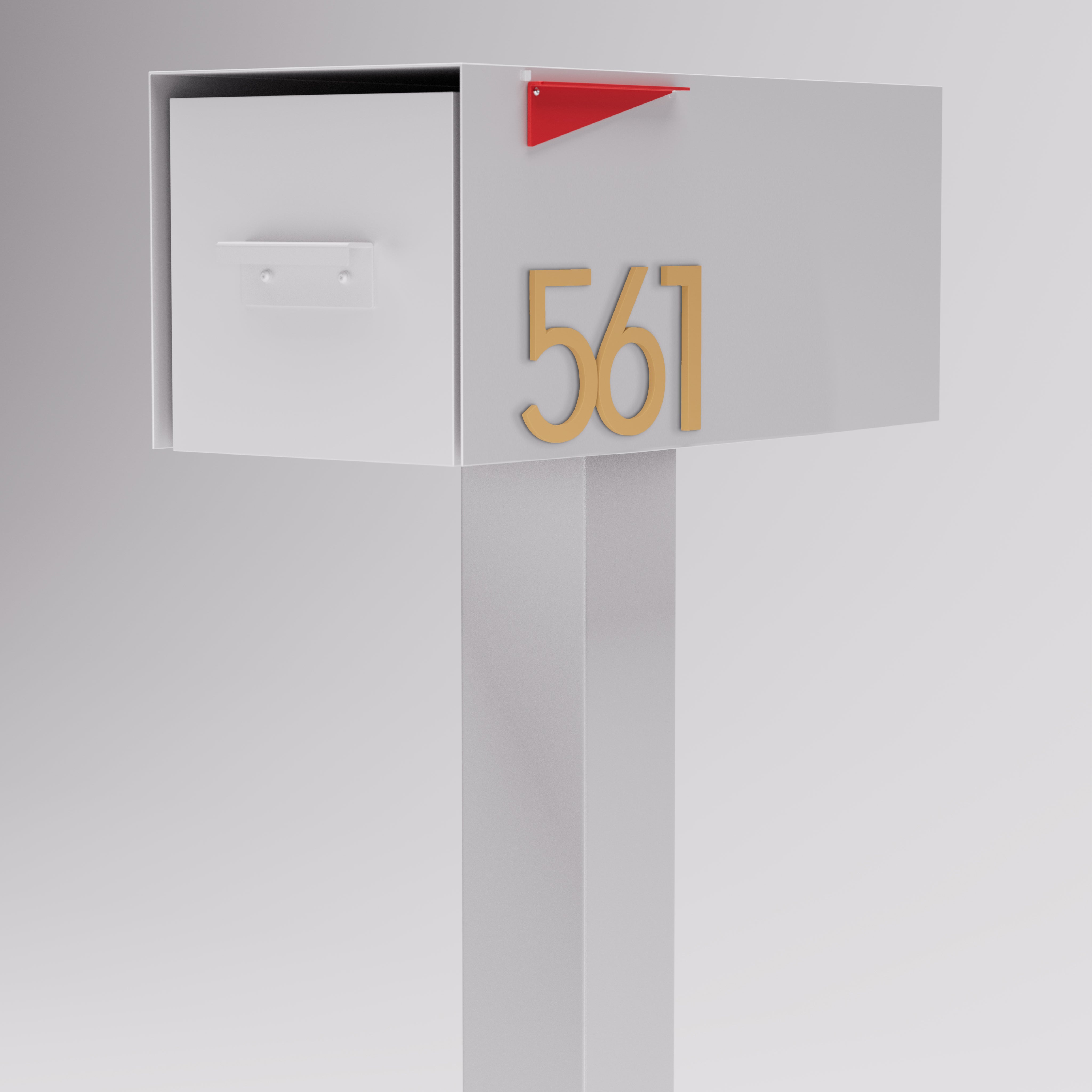 Malone Post Mount Mailbox | Modern Aspect – Post & Porch