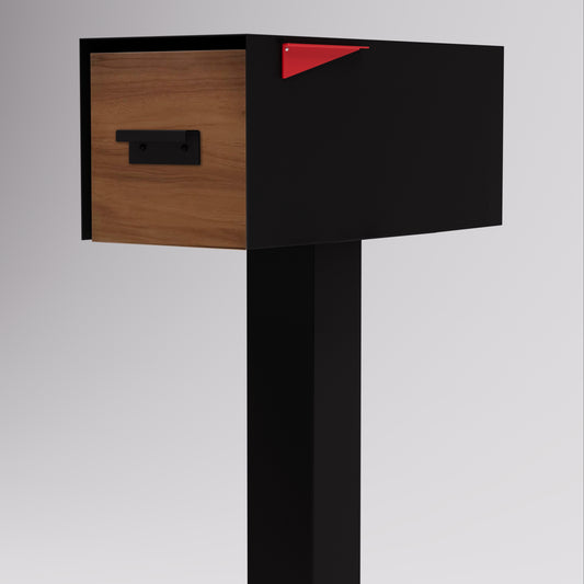 Malone Post Mount Mailbox | Modern Aspect – Post & Porch