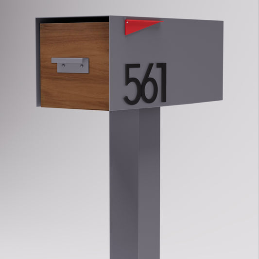 Malone Post Mount Mailbox | Modern Aspect – Post & Porch