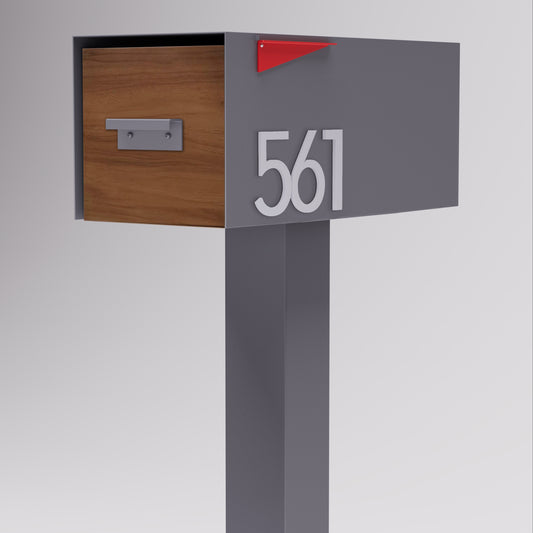 Malone Post Mount Mailbox | Modern Aspect – Post & Porch