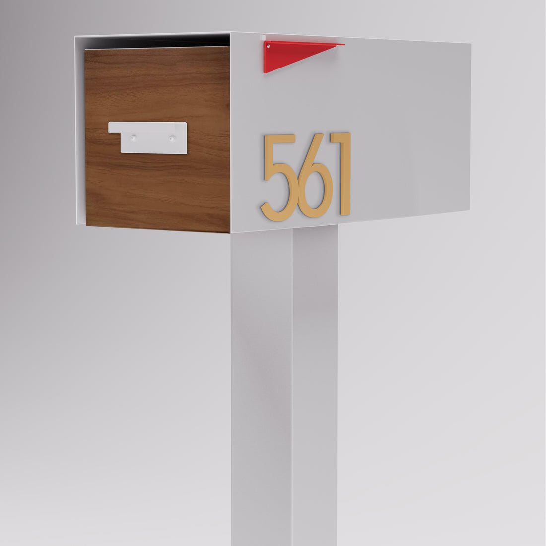 Malone Post Mount Modern Mailbox – Post & Porch