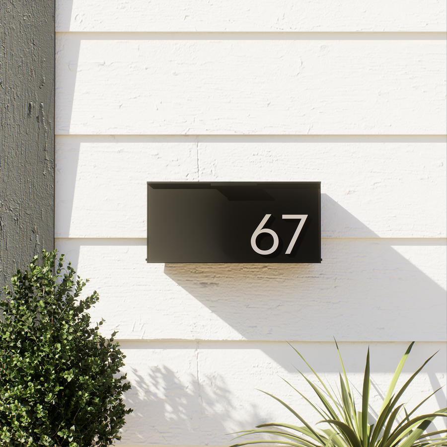 Modern Cubby Wall Mounted Modern Mailbox – Post & Porch