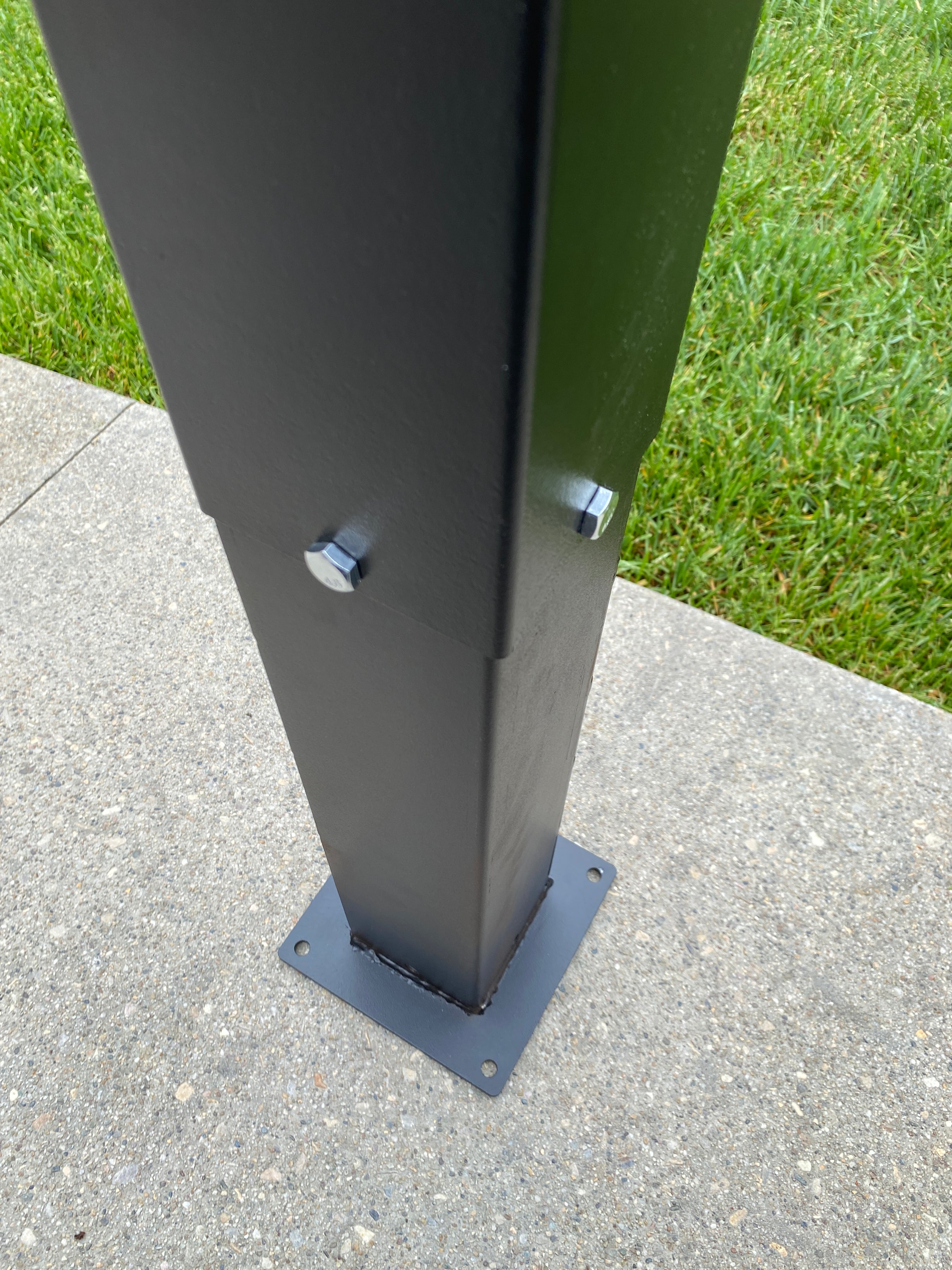 Metal 4X4 Mailbox Post – Post & Porch
