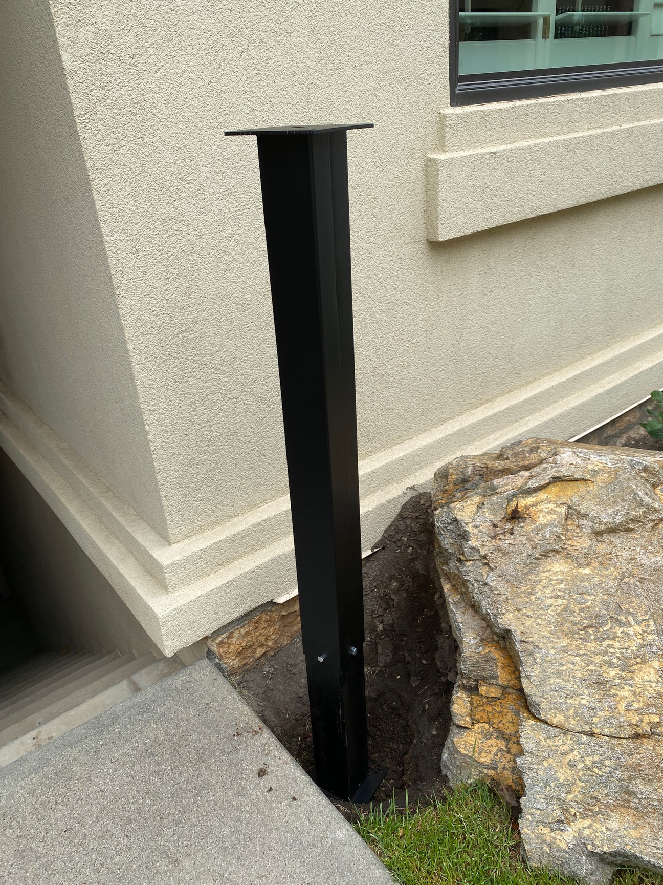 Metal 4X4 Mailbox Post – Post & Porch